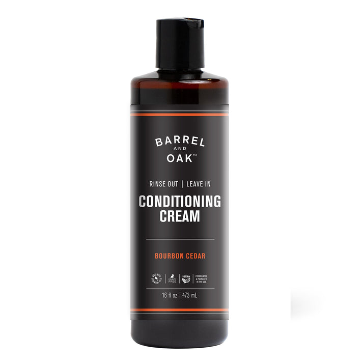 Rinse Out/Leave In Conditioning Cream - Bourbon Cedar 16 oz. – Barrel & Oak